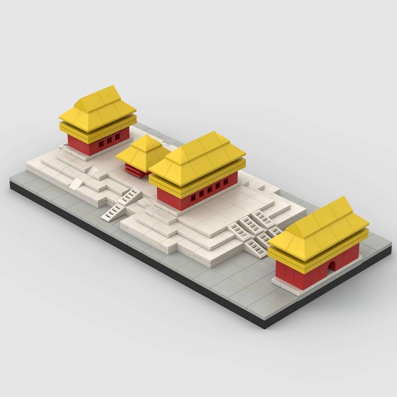 LEGO MOC The Forbidden City LITE by uminuo | Rebrickable - Build with LEGO