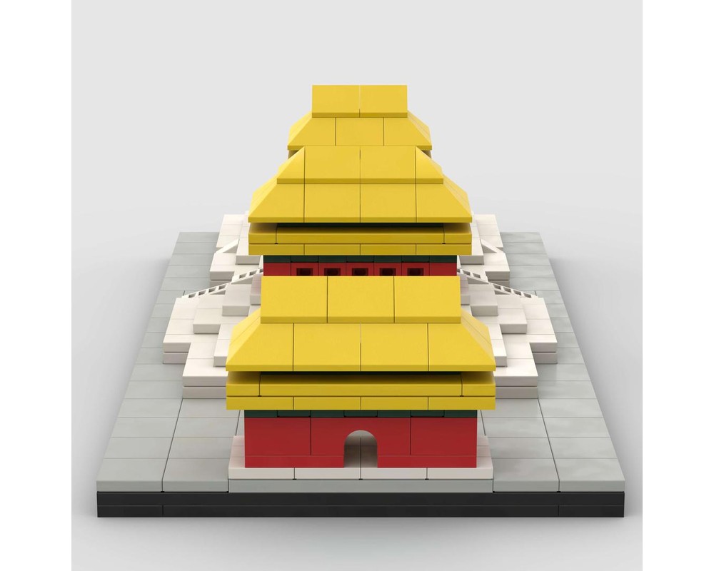 Lego Moc The Forbidden City Lite By Uminuo Rebrickable Build With Lego