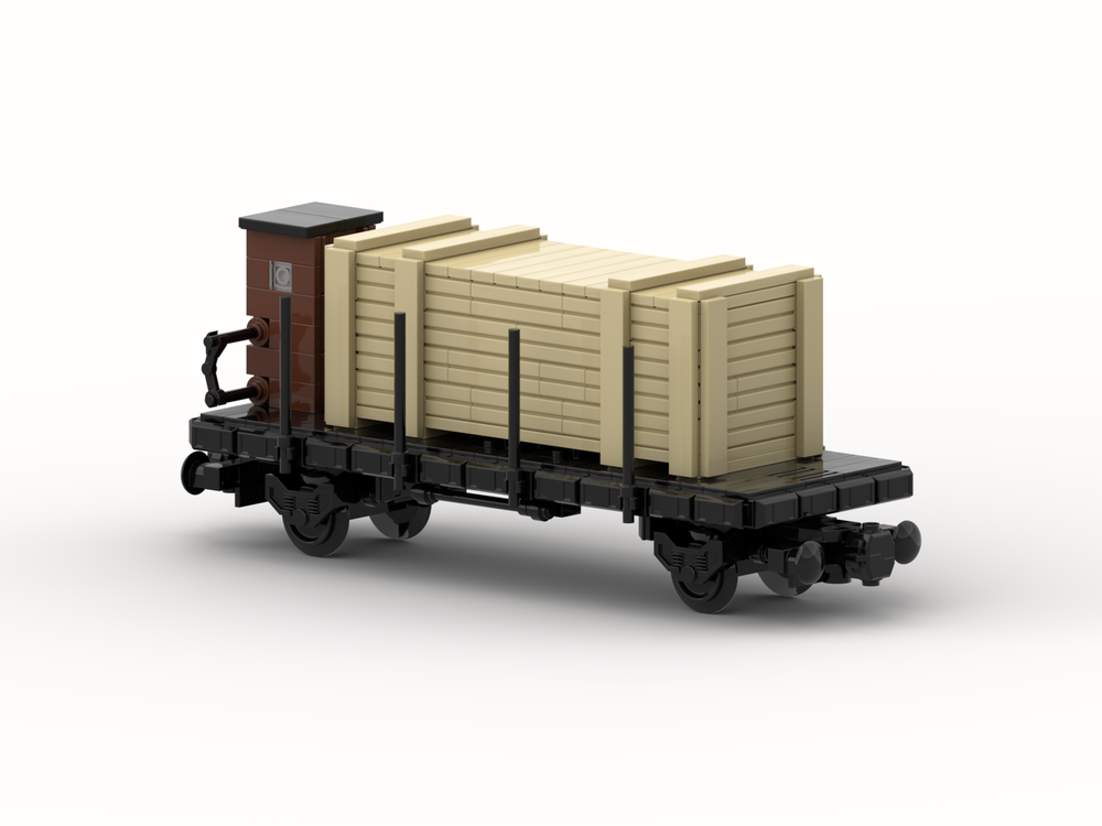 Lego Moc Stake Wagon With Brakemans Cab 8w By Copernicus508