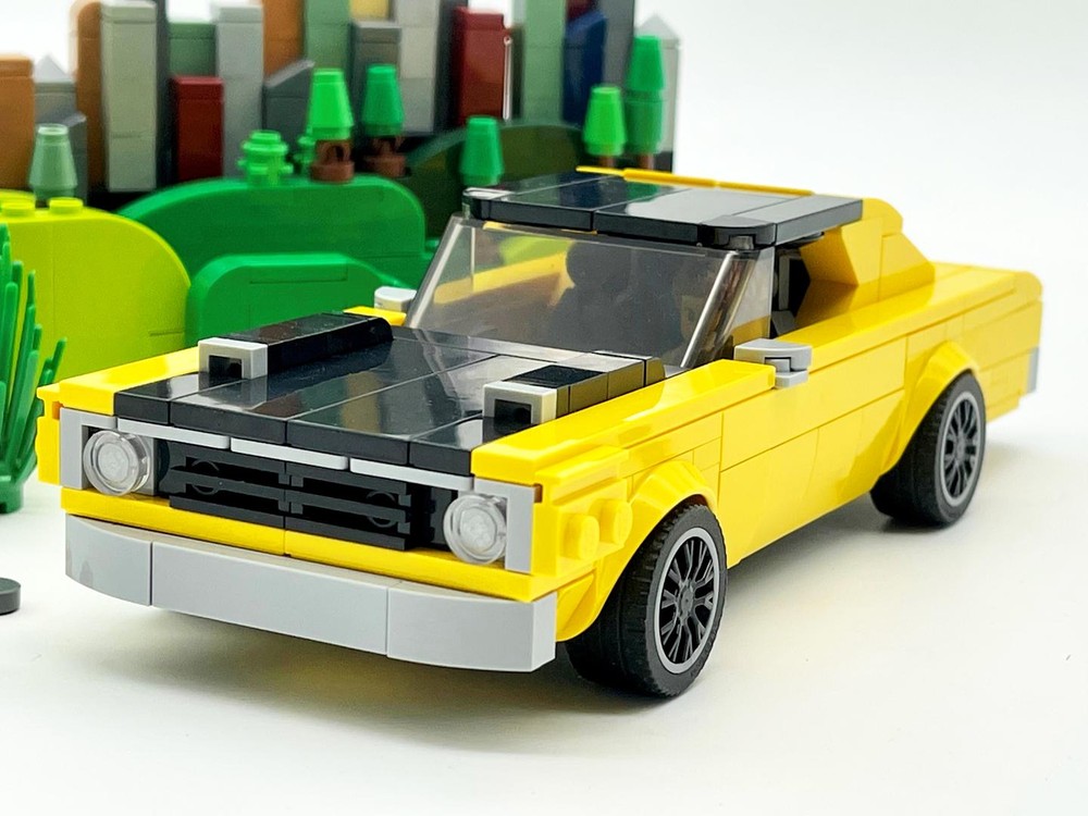 Lego Moc Plymouth Duster By Ibrickeditup Rebrickable Build With Lego