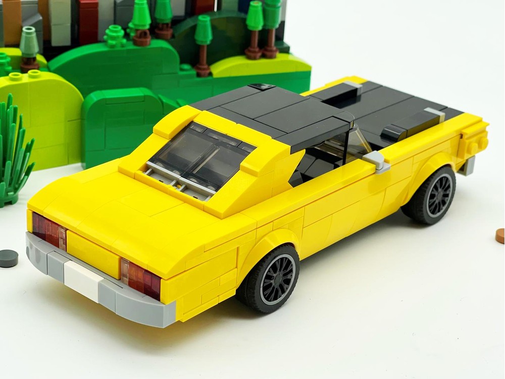 Lego Moc Plymouth Duster By Ibrickeditup Rebrickable Build With Lego