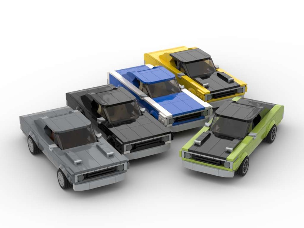 LEGO MOC Founder's Rock Duster - Set of Five Colors - 8 Stud by IBrickedItUp | Rebrickable ...