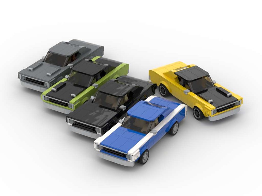 LEGO MOC Founder's Rock Duster - Set of Five Colors - 8 Stud by ...