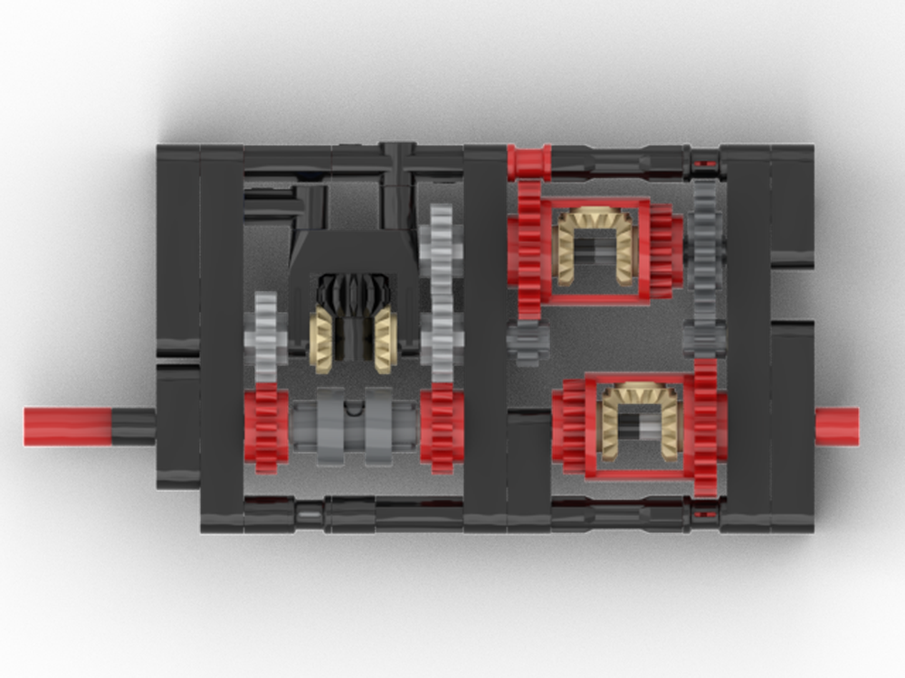 Lego Moc Three Speed Gearbox By Jamesff Rebrickable Build With Lego