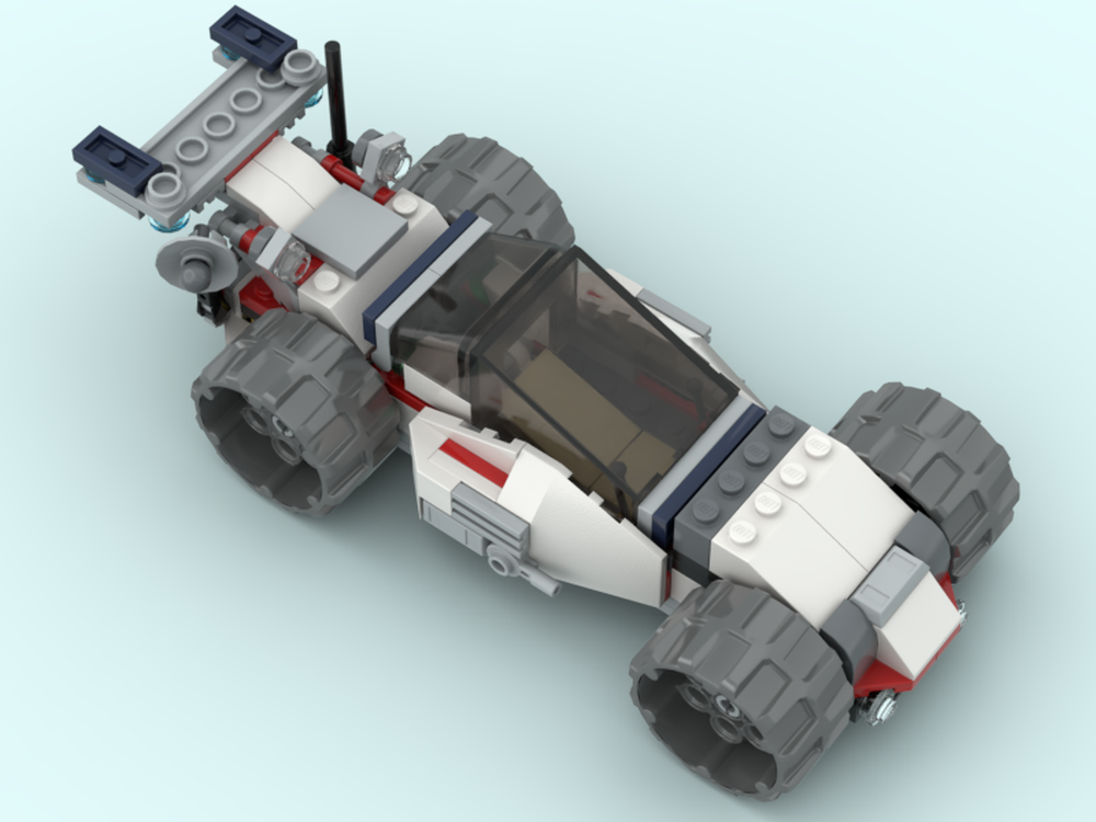 LEGO MOC space crater buggy by qbcrunch | Rebrickable - Build with LEGO