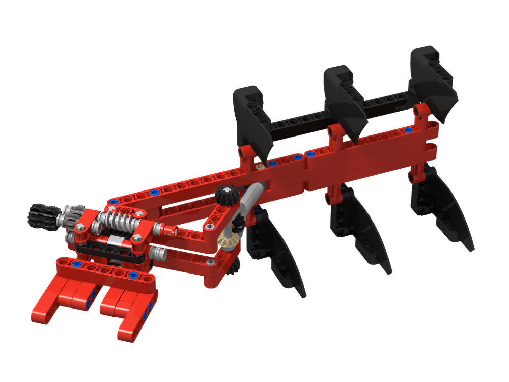 LEGO MOC Plough for tractor 8284 by graeymaelkyn | Rebrickable - Build with LEGO
