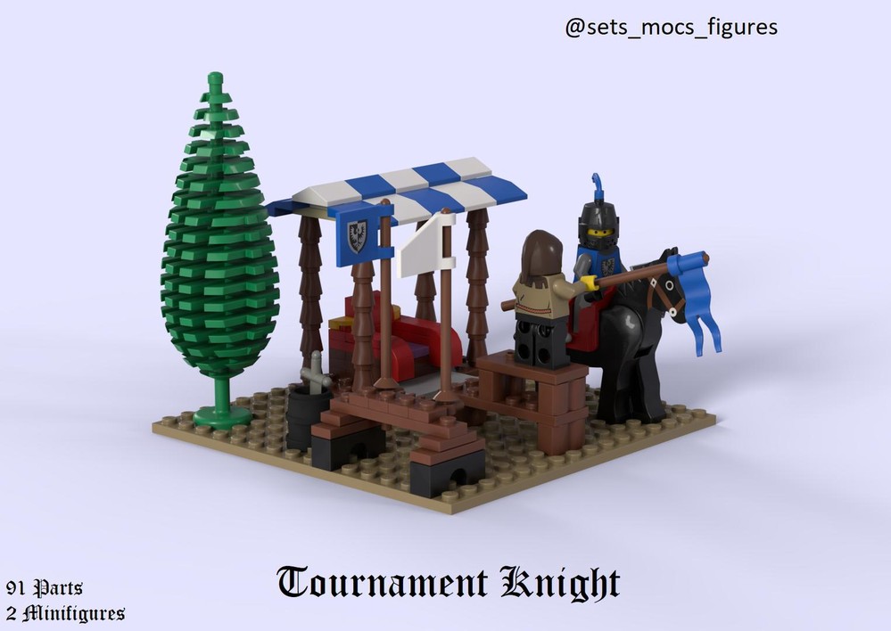 LEGO MOC Tournament Knight by sets_mocs_figures | Rebrickable - Build ...