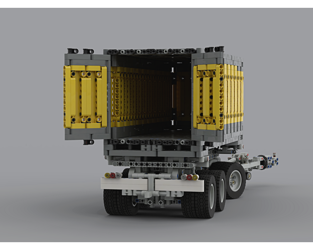 Lego Moc Turntable Drawbar Trailer Skeleton By Mccattytech