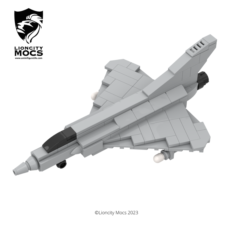LEGO MOC Mirage III Mini Aircraft MOC by Lioncity Mocs | Rebrickable ...