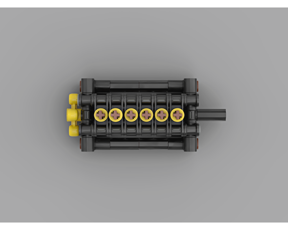 LEGO MOC Mini Engine Inline 6 by @McCatty_TECH | Rebrickable - Build ...