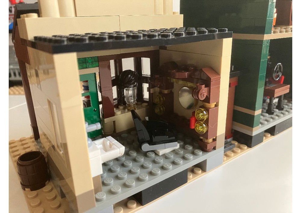 LEGO MOC Western Barber and Tailor Shop by foreverSorting | Rebrickable ...