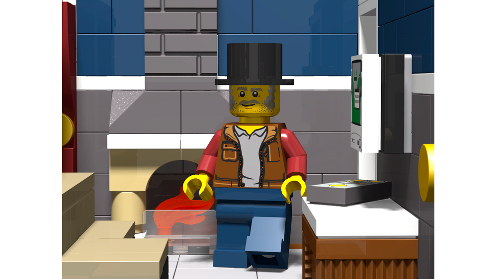 LEGO MOC Modular Blue Residence by andrepsramos | Rebrickable - Build ...