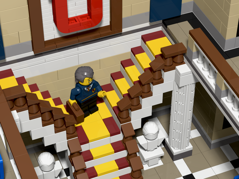 Lego Moc Modular University By Andrepsramos Rebrickable Build With Lego
