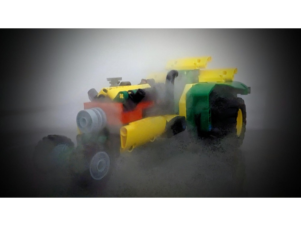 Lego Moc 42136 Tractor Pulling By Fabiobrickinthewall Rebrickable