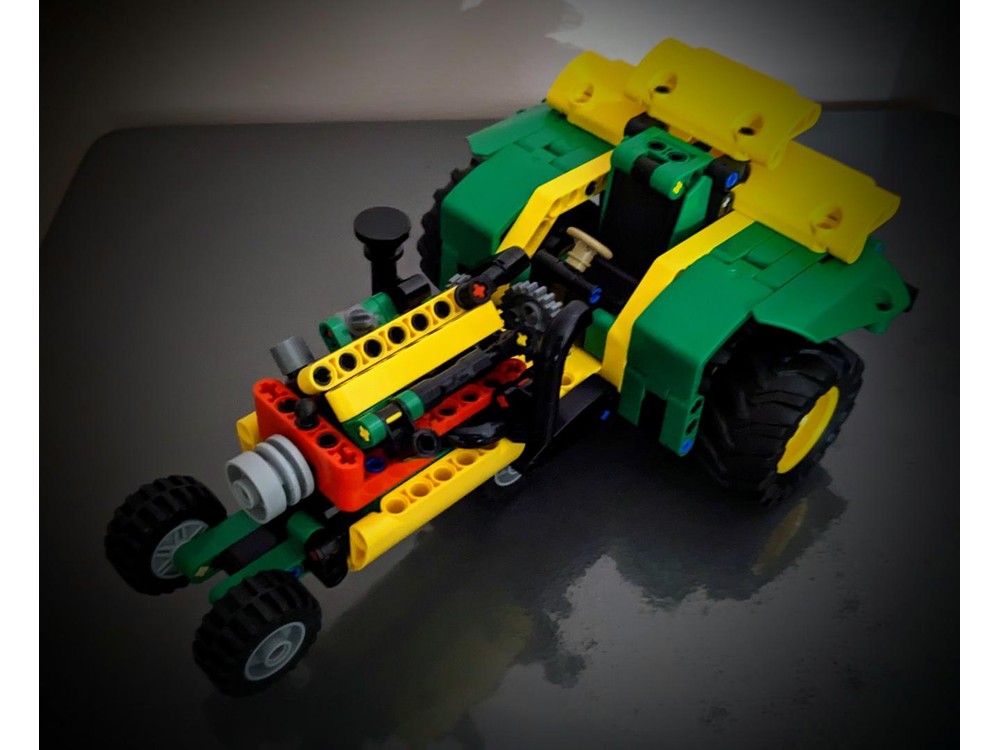 Lego Moc 42136 Tractor Pulling By Fabiobrickinthewall Rebrickable