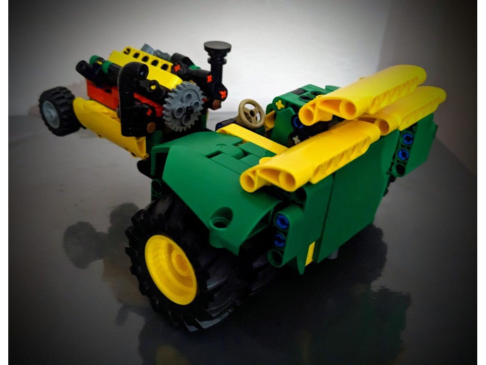 Lego Moc 42136 Tractor Pulling By Fabiobrickinthewall Rebrickable