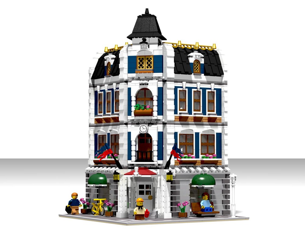 LEGO MOC Modular Coffee Shop by andrepsramos | Rebrickable - Build with ...