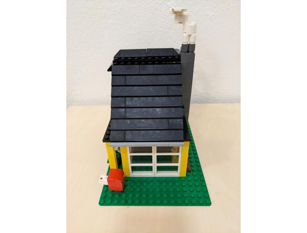 Lego Moc Yellow House By Halapli Rebrickable Build With Lego