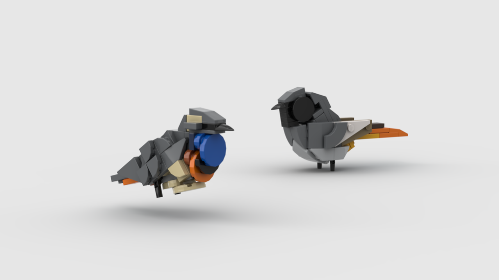 LEGO MOC Birds 10 - Bluethroat and Black Redstart by T.Bus ...