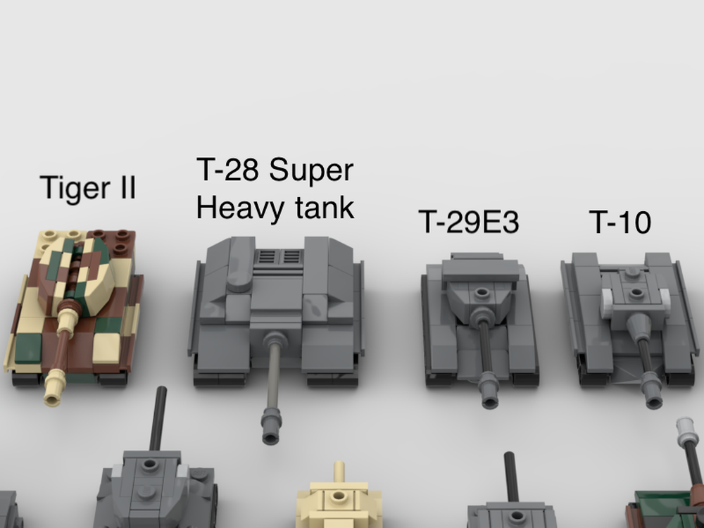 LEGO MOC Micro Tanks from Real Life by BrickAddiction | Rebrickable ...