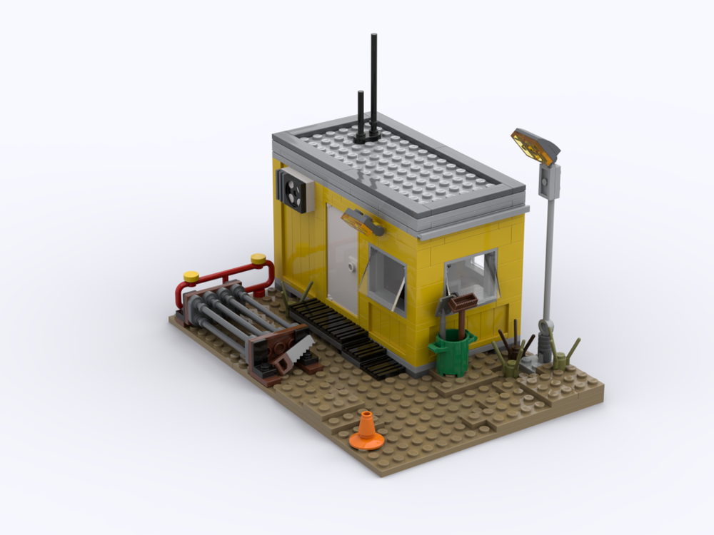 LEGO MOC Construction Site Office by BradRonni | Rebrickable - Build ...