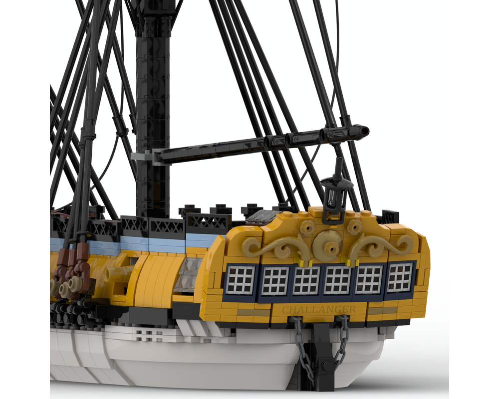 Lego Moc Sloop Of War Hms Challenger By Boeing7878dreamliner