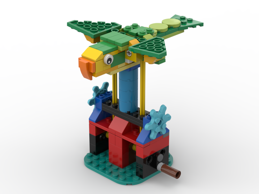 LEGO MOC 11019 Flying Bird by PocMoc | Rebrickable - Build with LEGO