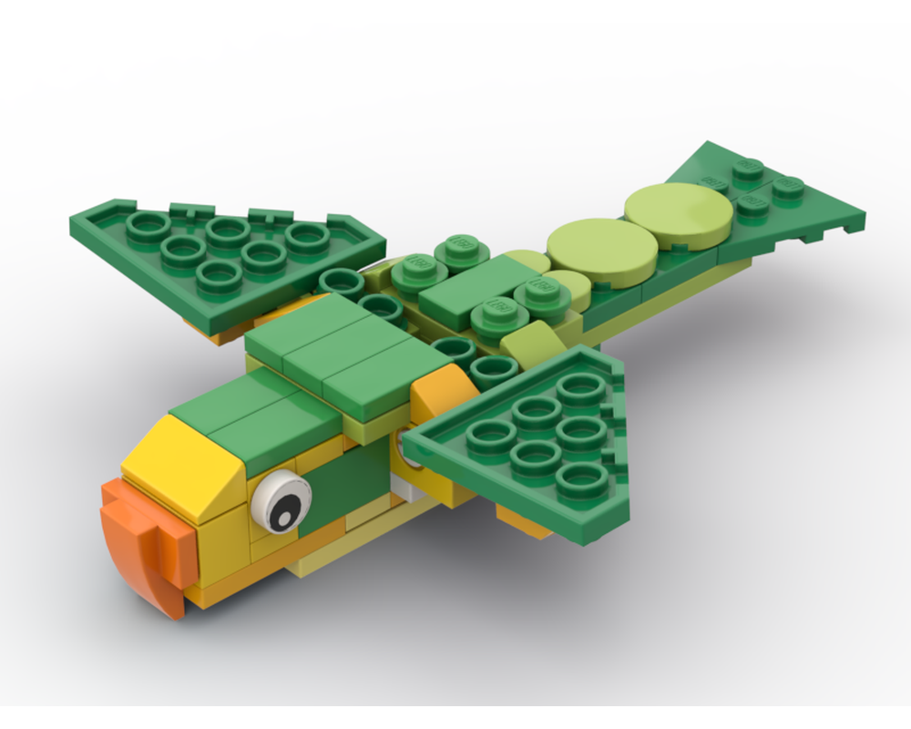 LEGO MOC 11019 Flying Bird by PocMoc | Rebrickable - Build with LEGO