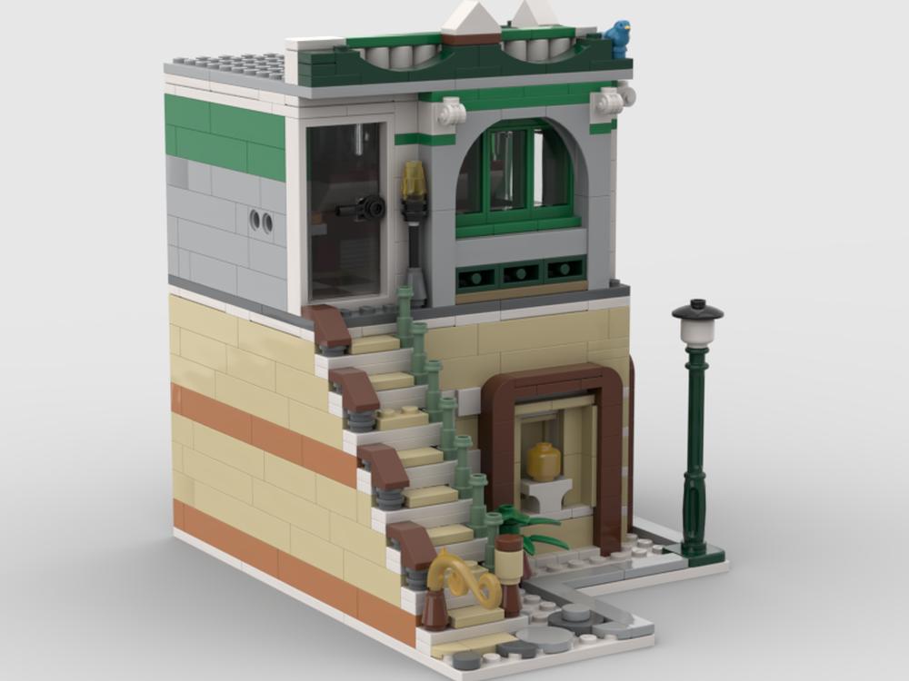 Lego Moc Fashion Store And Bar By Cassieliu Rebrickable Build With Lego