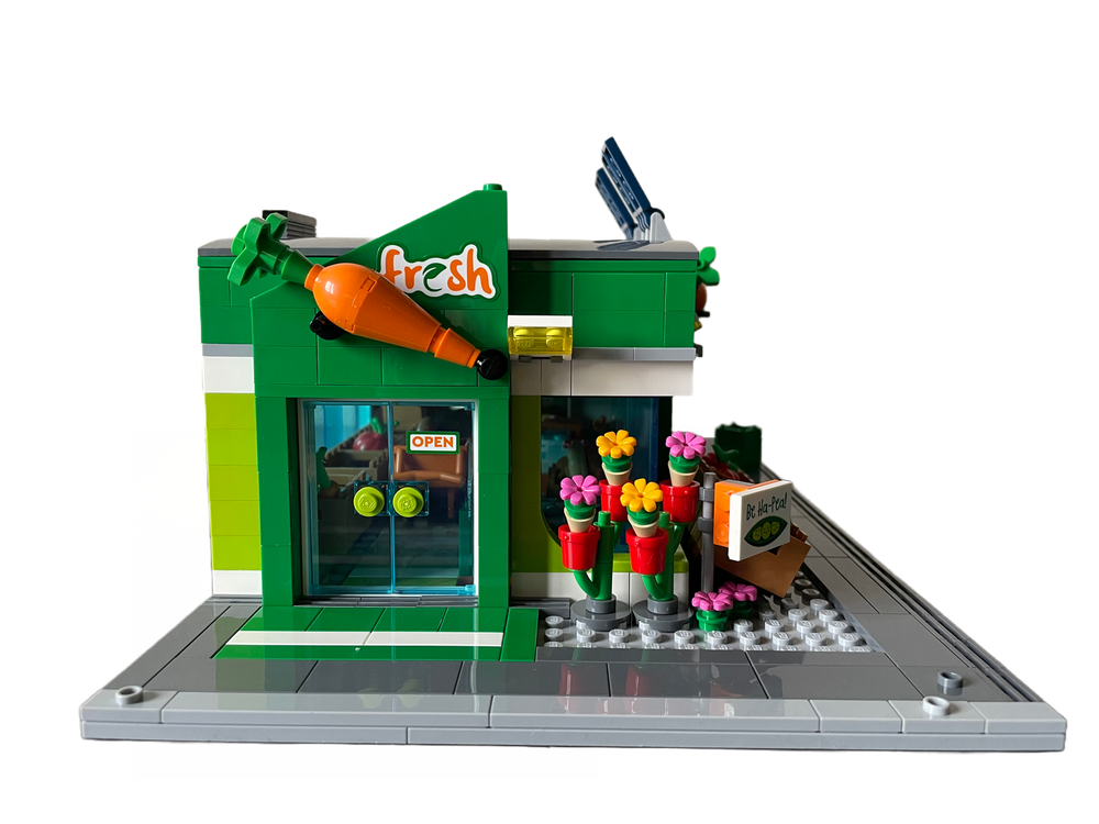 LEGO MOC Grocery Store Modular Corner Alternate build (2x60347) by re ...