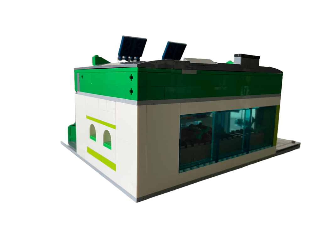 Lego Moc Grocery Store Modular Corner Alternate Build 2x60347 By Re
