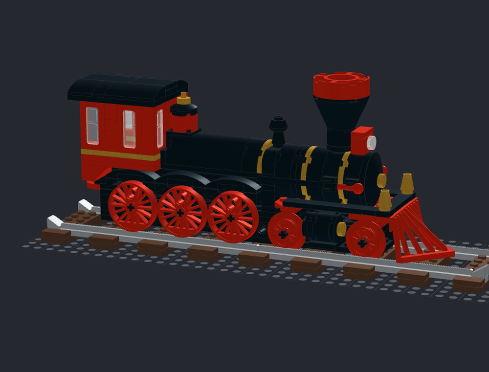 LEGO MOC Steam Locomotive by Todd’s Classic Lego | Rebrickable - Build ...