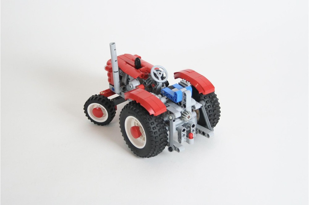 LEGO MOC Vintage Tractor by thirdwigg | Rebrickable - Build with LEGO