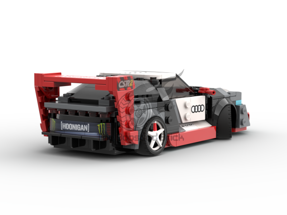 Lego Moc Audi Hoonitron By Theboostedbrick Rebrickable Build With Lego