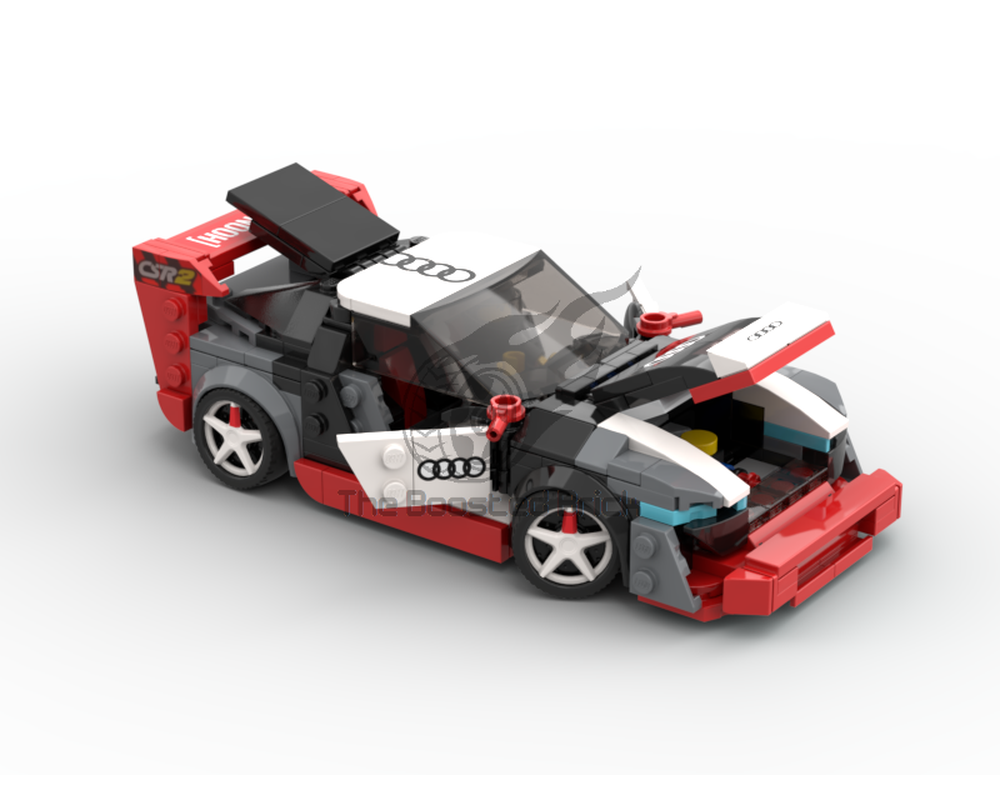 Lego Moc Audi Hoonitron By Theboostedbrick Rebrickable Build With Lego