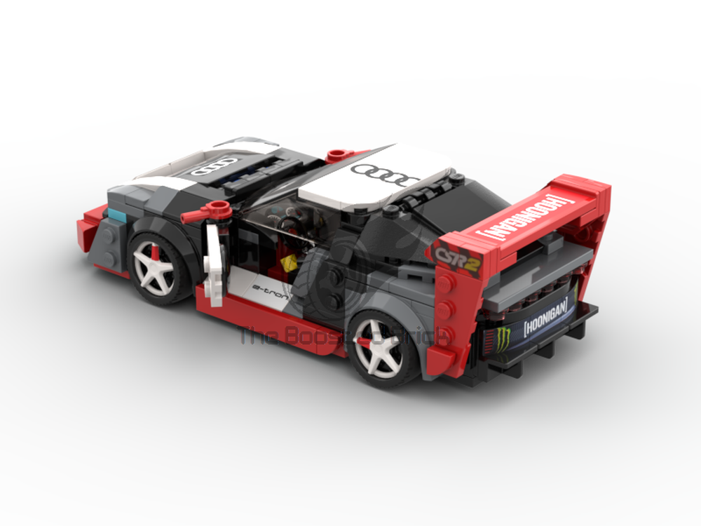 Lego Moc Audi Hoonitron By Theboostedbrick Rebrickable Build With Lego