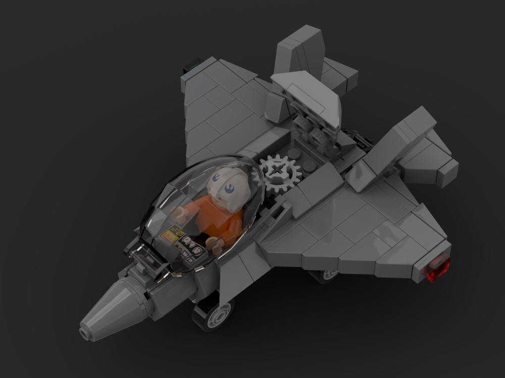 Lego Moc F 35b Stovl Chibi Jet By Legomaniajosh Rebrickable Build
