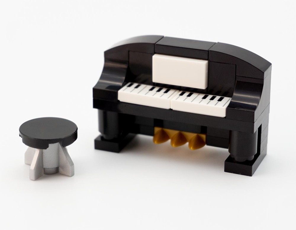 LEGO MOC Upright Piano by felix.rebricks | Rebrickable - Build with LEGO
