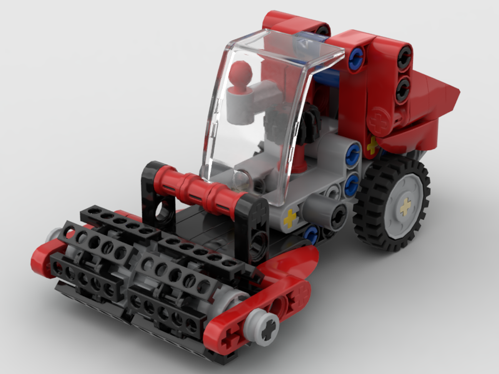 LEGO MOC 42148 Road Roller by artemisovsky | Rebrickable - Build with LEGO