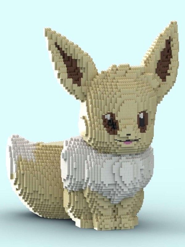 LEGO MOC-134093 Eevee by Wilmottslego | Rebrickable - Build with LEGO