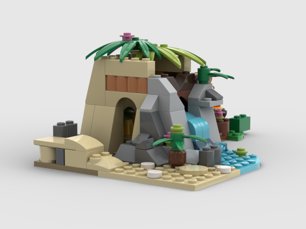 LEGO MOC 41149 The Secret Island by Oldschool | Rebrickable - Build ...