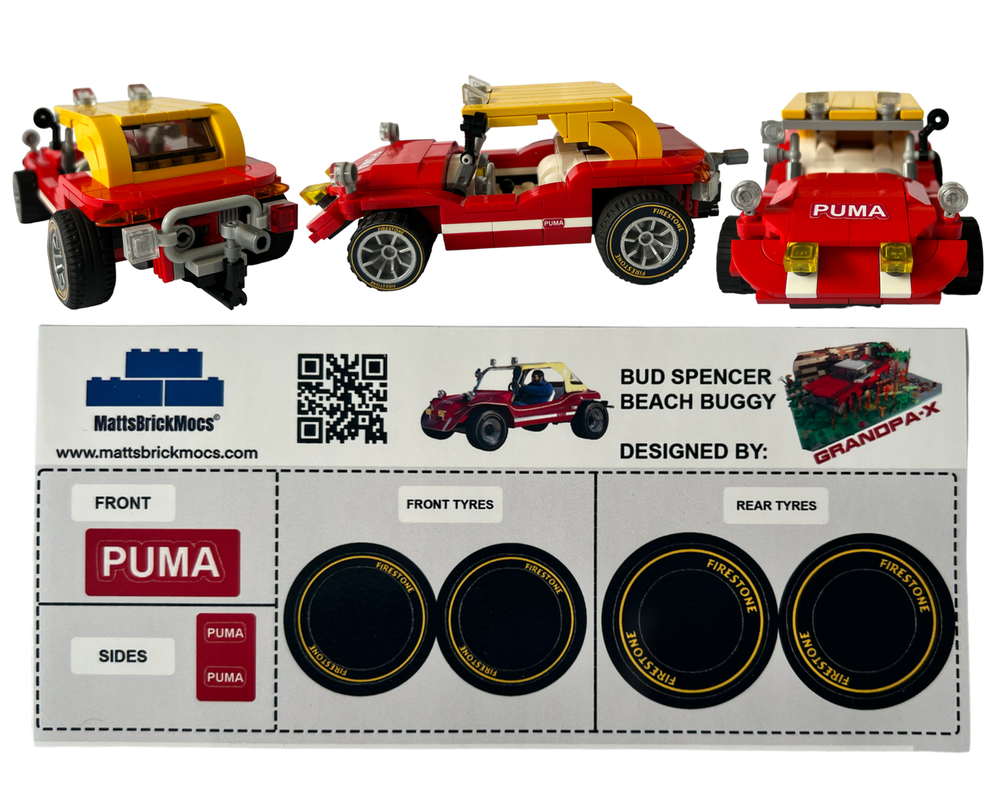 LEGO MOC Bud and Terence dune buggy by grandpa-x | Rebrickable - Build ...