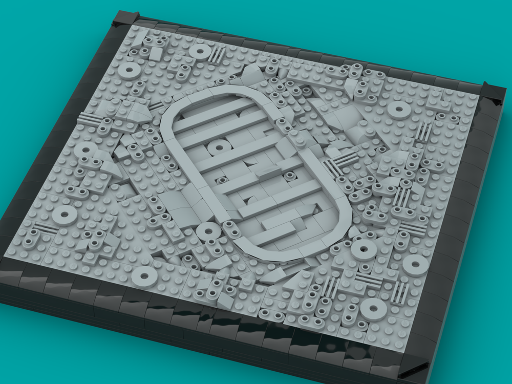 LEGO MOC Footprint on the Moon by osmocs | Rebrickable - Build with LEGO