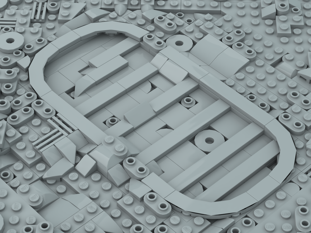 LEGO MOC Footprint on the Moon by osmocs | Rebrickable - Build with LEGO