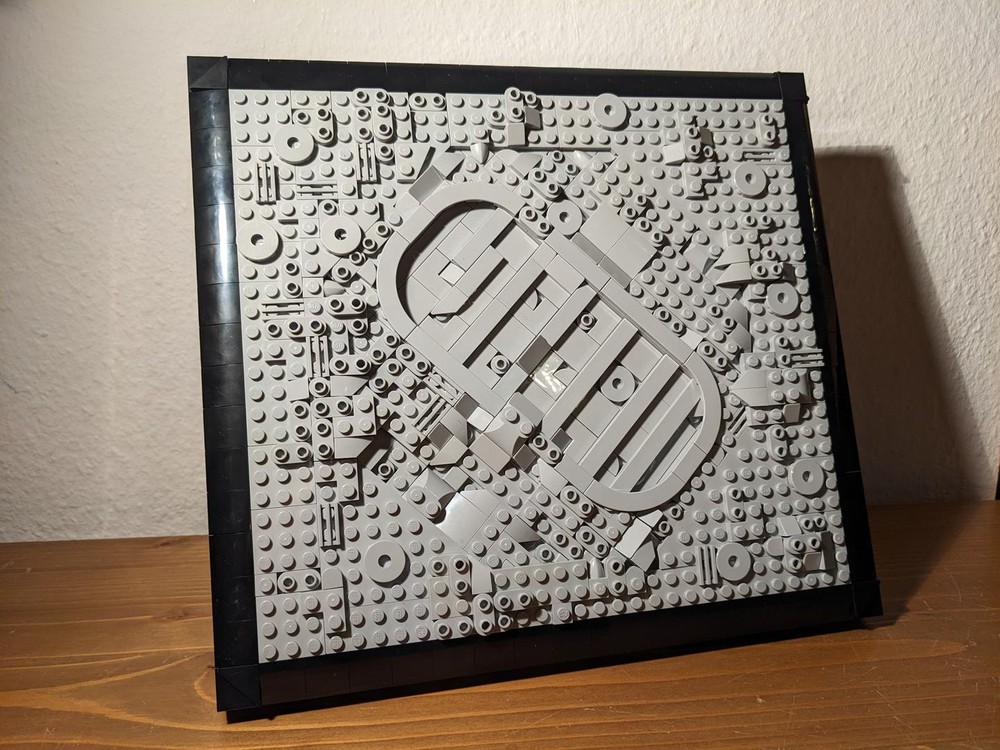 LEGO MOC Footprint on the Moon by osmocs | Rebrickable - Build with LEGO