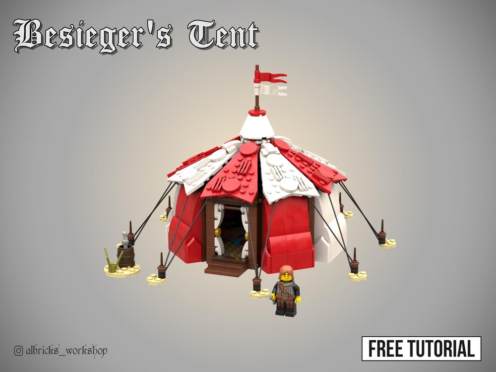 LEGO MOC Besieger's Tent by albricks_workshop | Rebrickable - Build ...