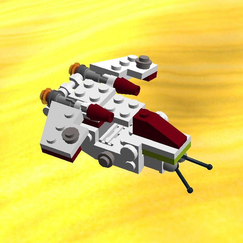 Lego Moc Republic Gunship By Mrcin Rebrickable Build With Lego