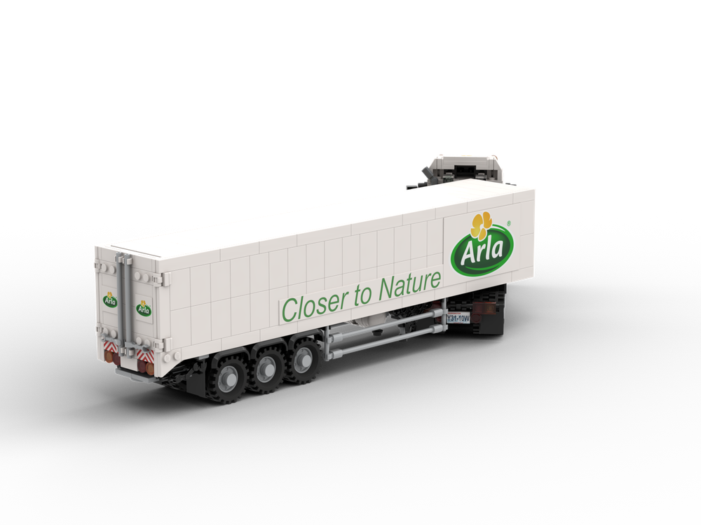 LEGO MOC-134151 ARLA Foods DAF 95XF by Yellow.LXF | Rebrickable - Build ...