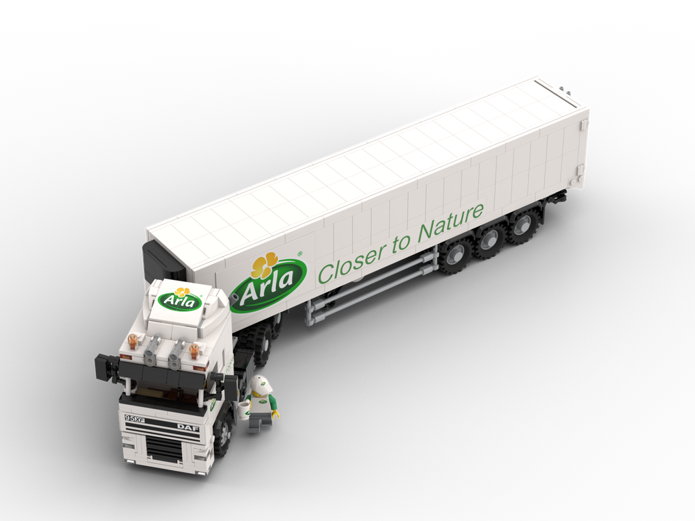 LEGO MOC ARLA Foods DAF 95XF by Yellow.LXF | Rebrickable - Build with LEGO