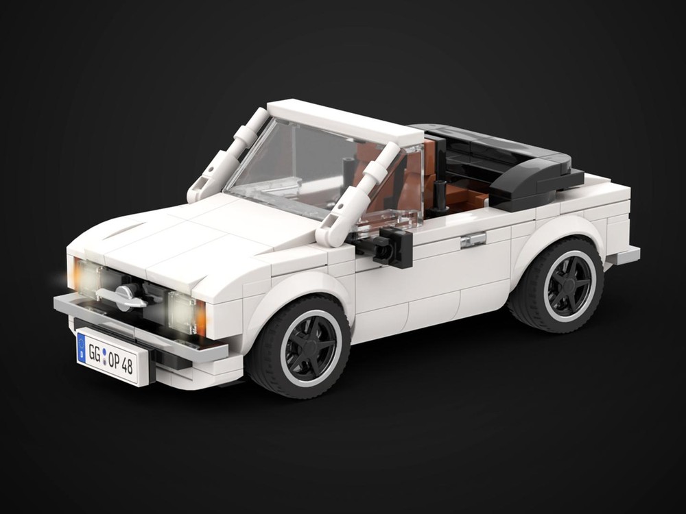 LEGO MOC OPEL Ascona B | Cabrio by PriBri | Rebrickable - Build with LEGO